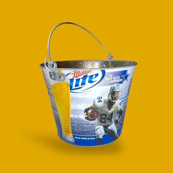NFL | Other | Dallas Cowboys 21 Collectable Miller Lite Beer Ice Bucket ...